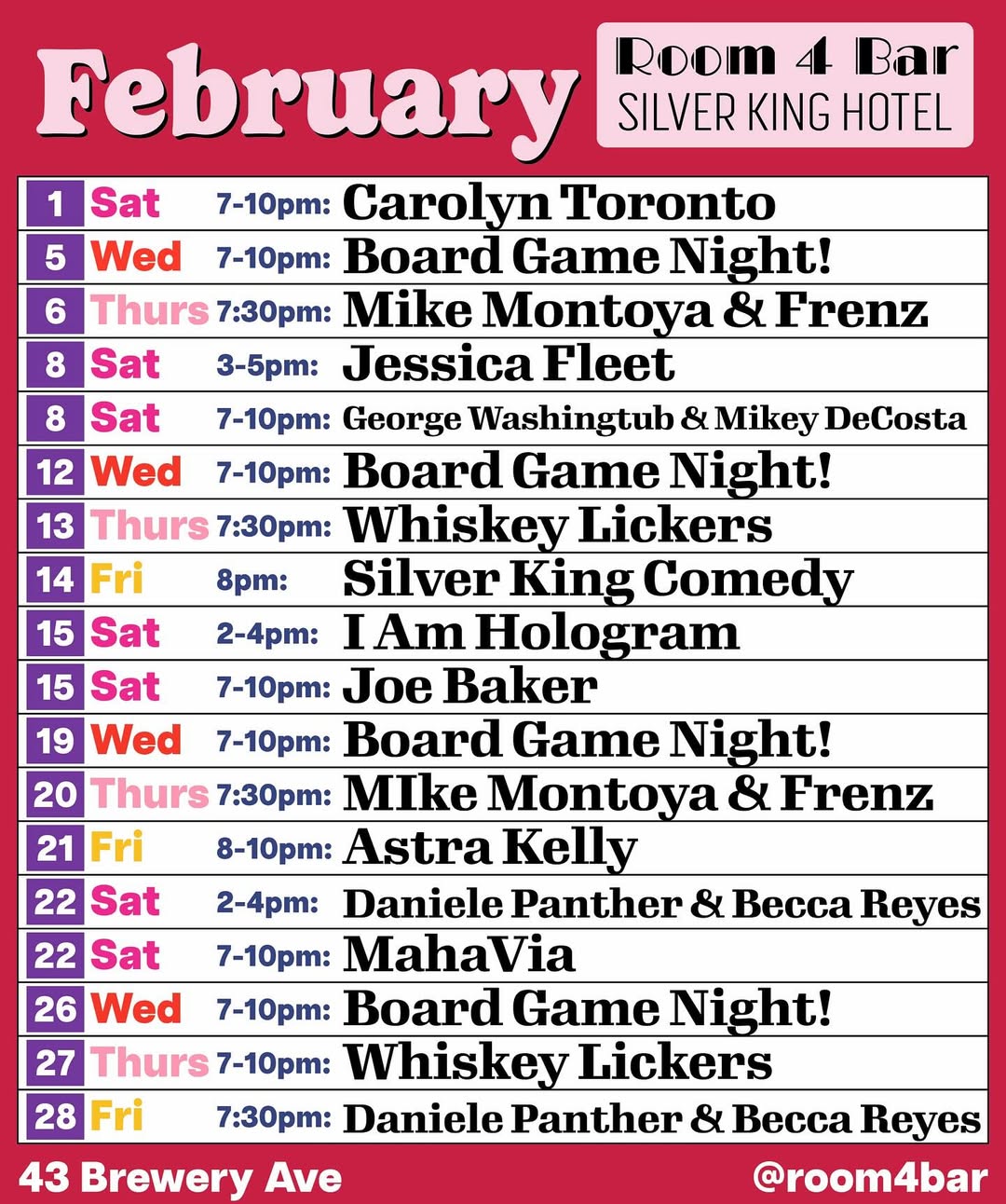 Monthly Bisbee Event Calendars - This Week in Bisbee (T.W.I.B.)