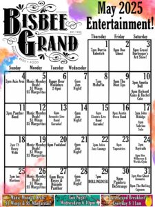 Monthly Bisbee Event Calendars - This Week in Bisbee (T.W.I.B.)