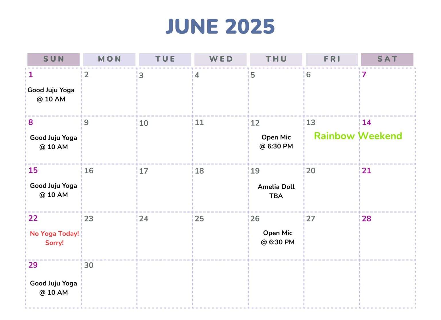 Monthly Bisbee Event Calendars - This Week in Bisbee (T.W.I.B.)