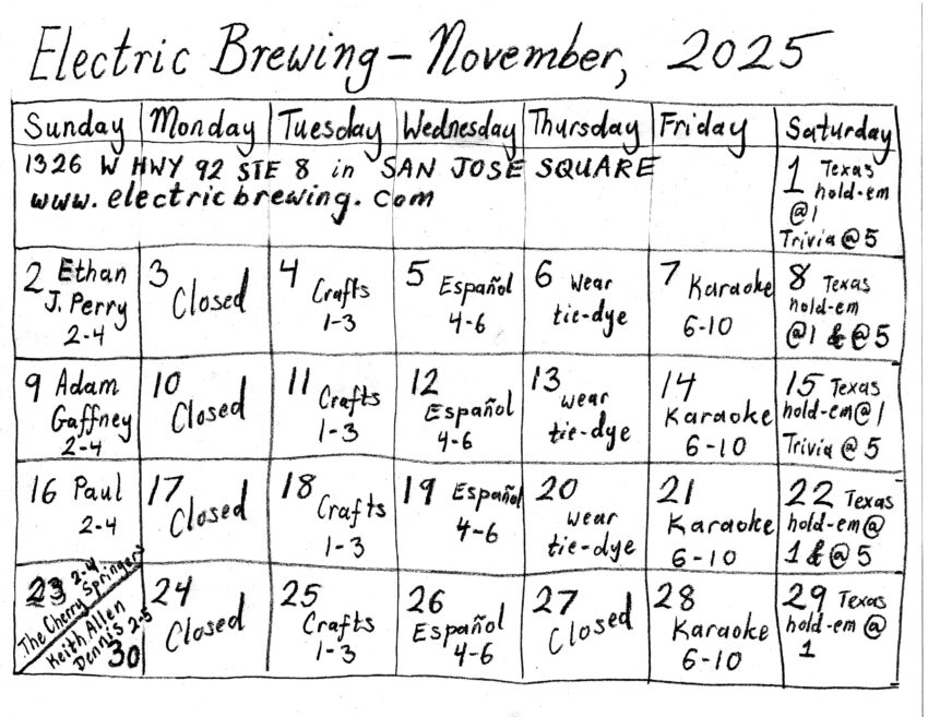 Monthly Bisbee Event Calendars - This Week in Bisbee (T.W.I.B.)